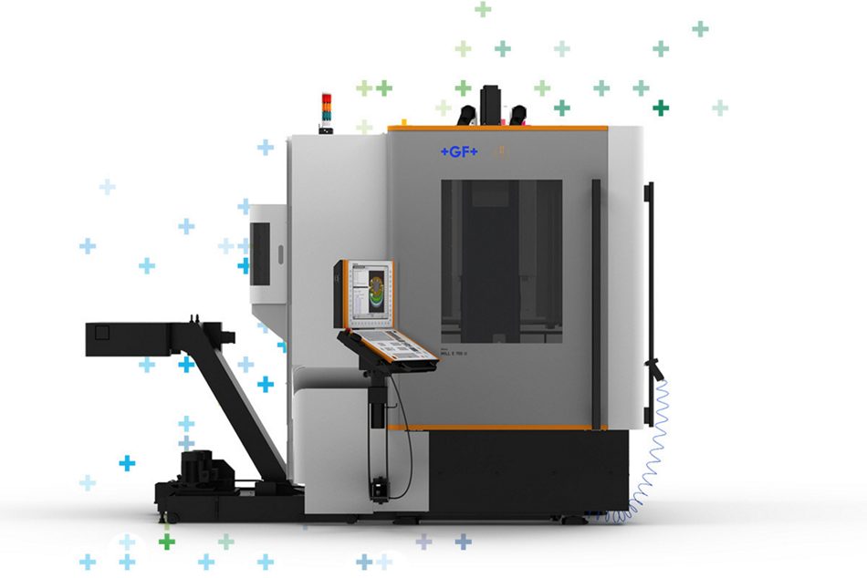 GF Solutions MILL E 500 U | 5-Axis CNC Vertical Machining Center | Diagon